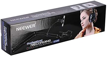 Neewer Recording Microphone Suspension Boom Scissor Arm Stand with Mic ...