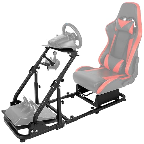 Marada Racing Simulator Cockpit with 4 Arm Compatible with Logitech ...