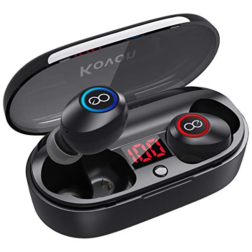 VEATOOL True Wireless Earbuds Bluetooth Headphones 5.0 Volume Control ...
