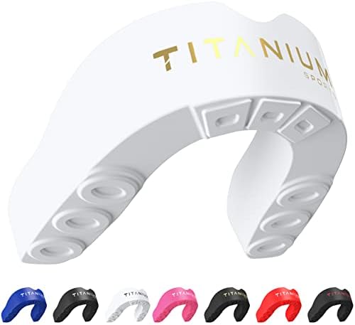 سعر Titanium Sports Premium Mouth Guard - Slim Fit Sports Mouth Guard ...