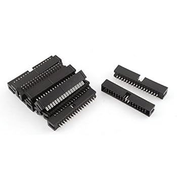 Amazon.com: Pc Accessories 2-Pack 2X17 34P Dual Rows 2.54mm Shrouded IDC Male Header, 34 Pins ...