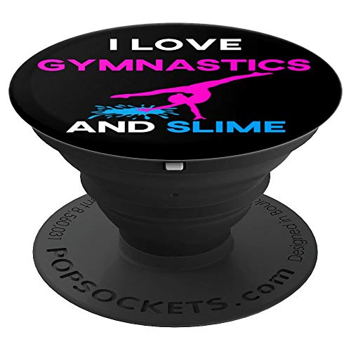 Gymnastics Gift Charm for Girls - Funny Gymnast Slime Quotes PopSockets ...