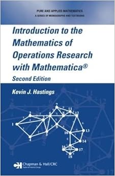 Amazon.com: Introduction to the Mathematics of Operations Research with Mathematica® (Pure ...