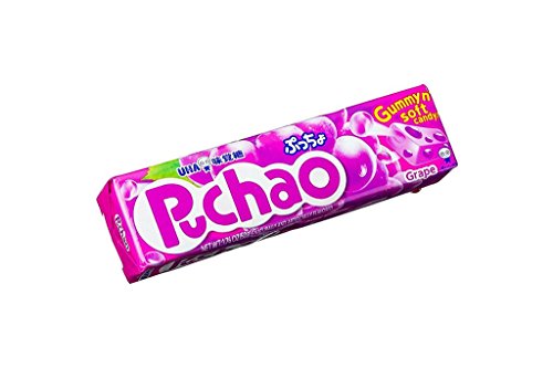 Buy Uha Puchao, Japanese Gummy and Soft Candy, Grape, 1.76 oz (Pack of ...