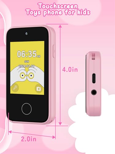 Diswoe Kids Smart Phone for Girls Unicorns Toys 3 4 5 6 7 8 9 Years Old ...