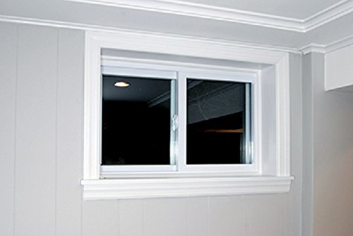 Park Ridge VBSI3224PR Vinyl Basement Slider Window, 32" x 24", White ...