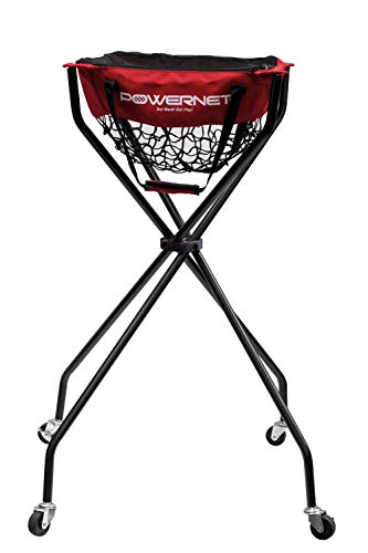 PowerNet Wheeled Ball Caddy Cart for Baseball Softball and Tennis | 2 ...