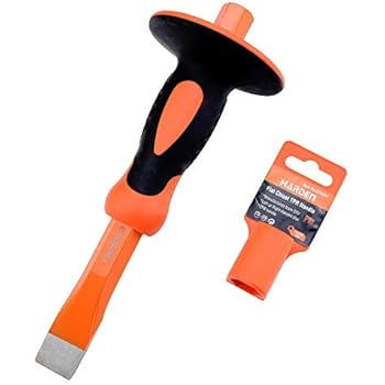 Finder 12-Inch Heavy Duty Pointed Chisels With Hand Protection, Pointed ...