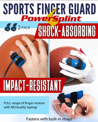 PowerSplint Sports finger guard (2-pack) finger brace protection ...