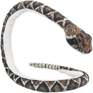 Amazon.com: Wildlife Artists Rattlesnake Plush Toy 52" Long : Toys & Games