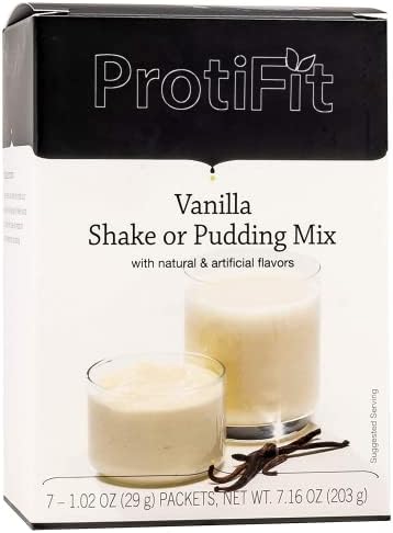 PROTIFIT - High Protein Pudding/Shake Mix, 15g Protein, Low Calorie ...