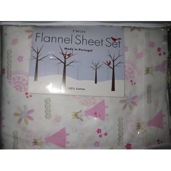 Amazon.com: Disney Fairies Winter Dance Flannel Sheet Set Twin: Home ...