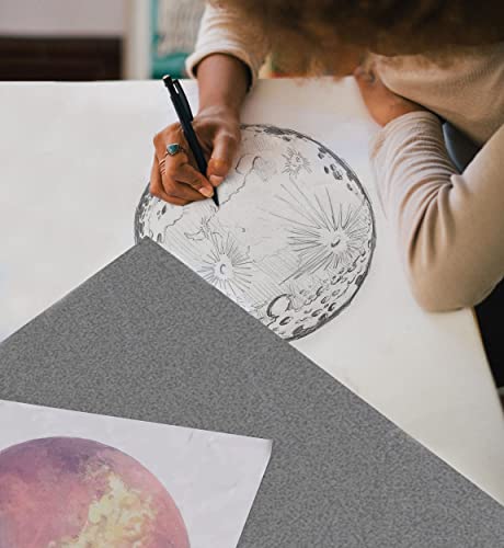 MyArtscape Graphite Transfer Paper, 18" x 24" - 10 Sheets - Black Waxed ...
