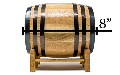 Custom Engraved 3 Liter Oak Barrels for Aging Whiskey, Rum, Tequila ...