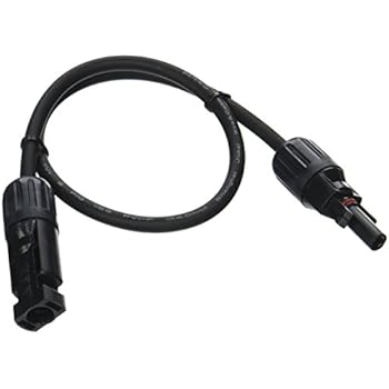 Amazon.com : Renogy 1.5ft. 12AWG Solar Extension Cable with MC4 Female ...