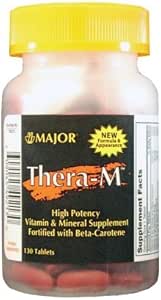 Amazon.com: Major Thera-M 130 Tablets: Health & Personal Care