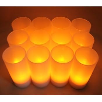 Amazon.com: Philips 69126/60/48 Imageo LED Rechargeable Tea Lights with ...