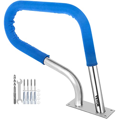 VEVOR Pool Rail 30x22 Pool Railing 304 Stainless Steel 250LBS Load ...