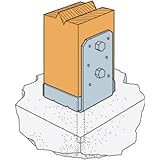 Simpson Strong Tie ABU66Z Z-MAX Uplift Post Base, Tools & Home ...