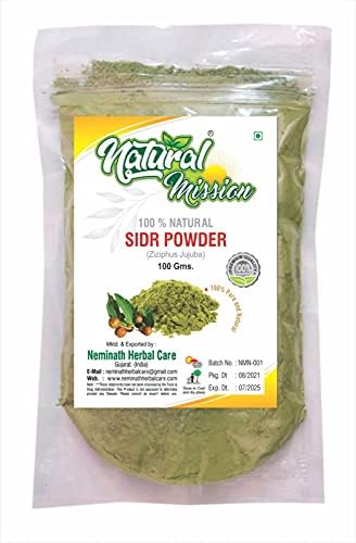 Sidr Leaf Powder (Ber leaves powder) 100 Grams Rejunivates Hair ...