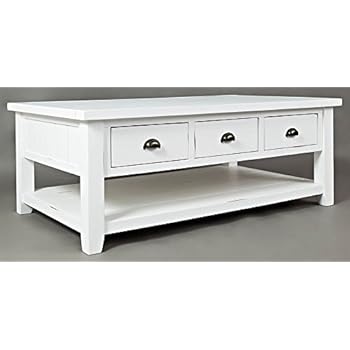 Amazon.com: Jofran Cocktail Table in Weathered White Finish: Kitchen ...