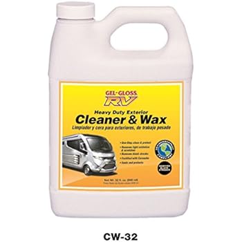 Amazon.com: Gel-Gloss RV Cleaner and Wax with Carnauba - 32oz.: Automotive