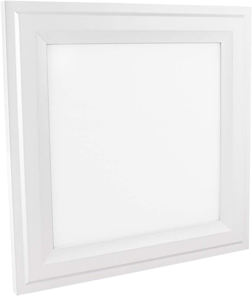 Luxrite 12x12 Inch LED Panel Light Fixture, Ultra Thin Edge Lit 18W ...