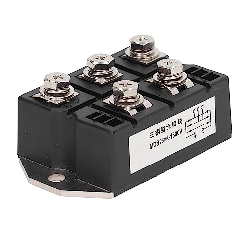 High Power 250a 1600v 5 Terminal Three Phase Power Diode Bridge Rectifier For Pwm Charging Mds