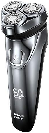 FLYCO Electric Razor Rotary Shaver for Men Cordless Rechargeable Shavers Mens Close Cut Wet ...