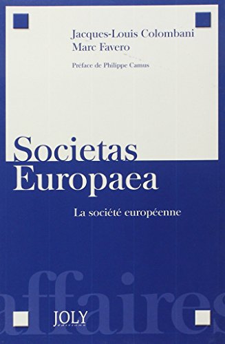 Vesatahen: Societas Europaea. La société européenne .pdf télécharger de ...