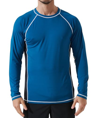 Arcweg Rashguard Men Swim Shirt Long Sleeves Diving UV Protection UPF ...
