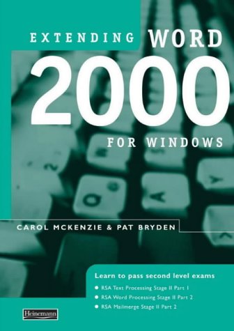 Extending Word 2000 for Windows: McKenzie, Carol, Bryden, Pat ...