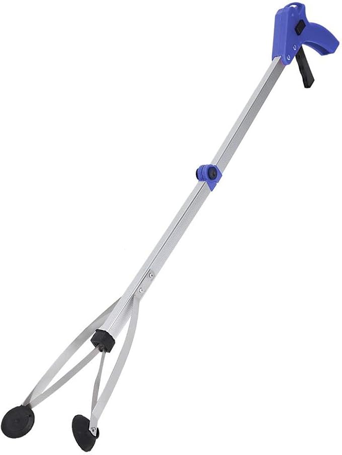 Dr.Lefran Foldable Litter Picker Pick-Up, Aluminum Reaching Aid Tool ...