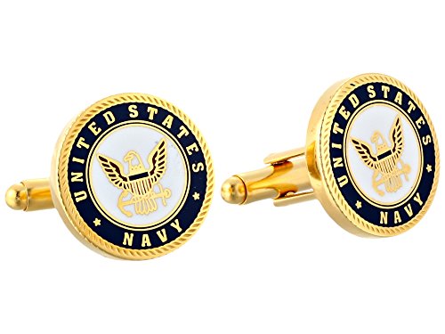 US Navy Cufflinks Blue Cuff Links - Gift A Soldier