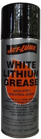 Amazon.com: Jet-Lube Lithium Grease With PTFE, 13 oz Aerosol, White ...