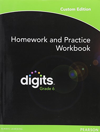 DIGI 2007 NATL DIGITS HOMEWORK & PRACTICE WORKBOOK GRADE 6 2007 WKB G6 ...