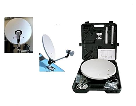 Portable Satellite Dish for Camping with Suction Cup: Amazon.co.uk ...