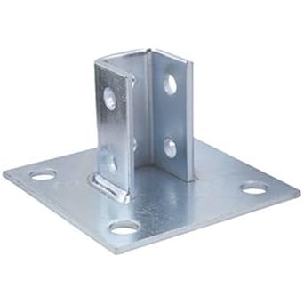 Unistrut P2072ASQ-EG Electrogalvanized 1/4 Inch Steel Square U Post ...