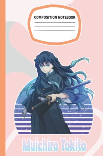 Muichiro Tokito Notebook Tokitou Muichirou Manga Anime: Muichiro Tokito ...