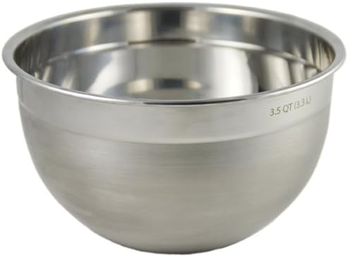 Tovolo Stainless Steel Deep Mixing Bowl, Easy Pour with Rounded Lip ...