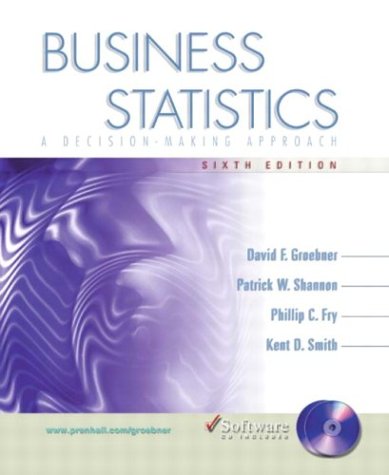 Business Statistics: A Decision-Making Approach: Groebner, David F ...
