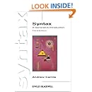 Syntax: A Generative Introduction: Andrew Carnie: 9780470655313: Amazon.com: Books