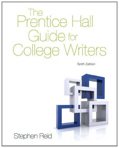Amazon.com: The Prentice Hall Guide for College Writers (10th Edition ...
