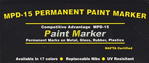 Competitive Advantage Enamel Paint Markers MPD, SILVER Medium 2mm – 3 ...