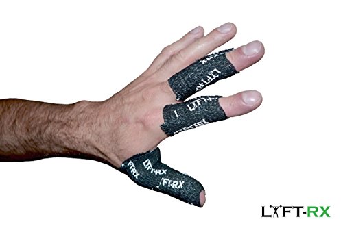 LYFT RX Premium Flex Adhesive Weightlifting Tape 3PACK Protects Hook Grip Thumbs Fingers From LYFT RX Premium Flex Adhesive Weightlifting Tape 3PACK Protects Hook Grip Thumbs Fingers From