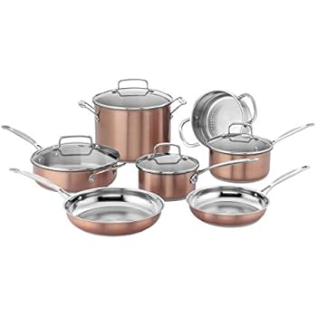Amazon.com: KitchenAid KC2AS10ER 10 Piece Aluminum Nonstick Set, Empire ...