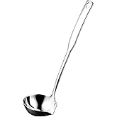 Amazon.com: ZDFQly Soup Ladle 304 Stainless Steel Heavy Ladle with Pour ...