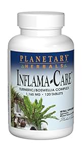Amazon.com: Planetary Herbals Inflama-Care 1165mg Turmeric/Boswellia ...