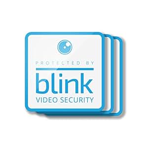 Amazon.com: Protected by Blink Video Security Window Decals, Pack of 3 ...