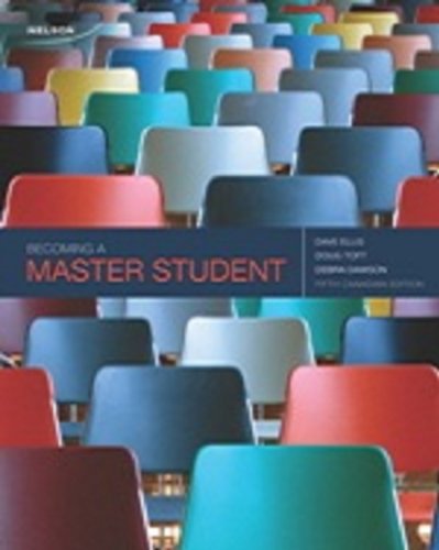 Becoming A Master Student: Dave Ellis, Doug Toft, Debra Dawson ...